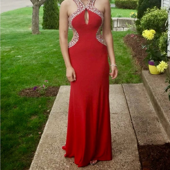 Dresses | Red Prom Dress Open Back | Poshmark
